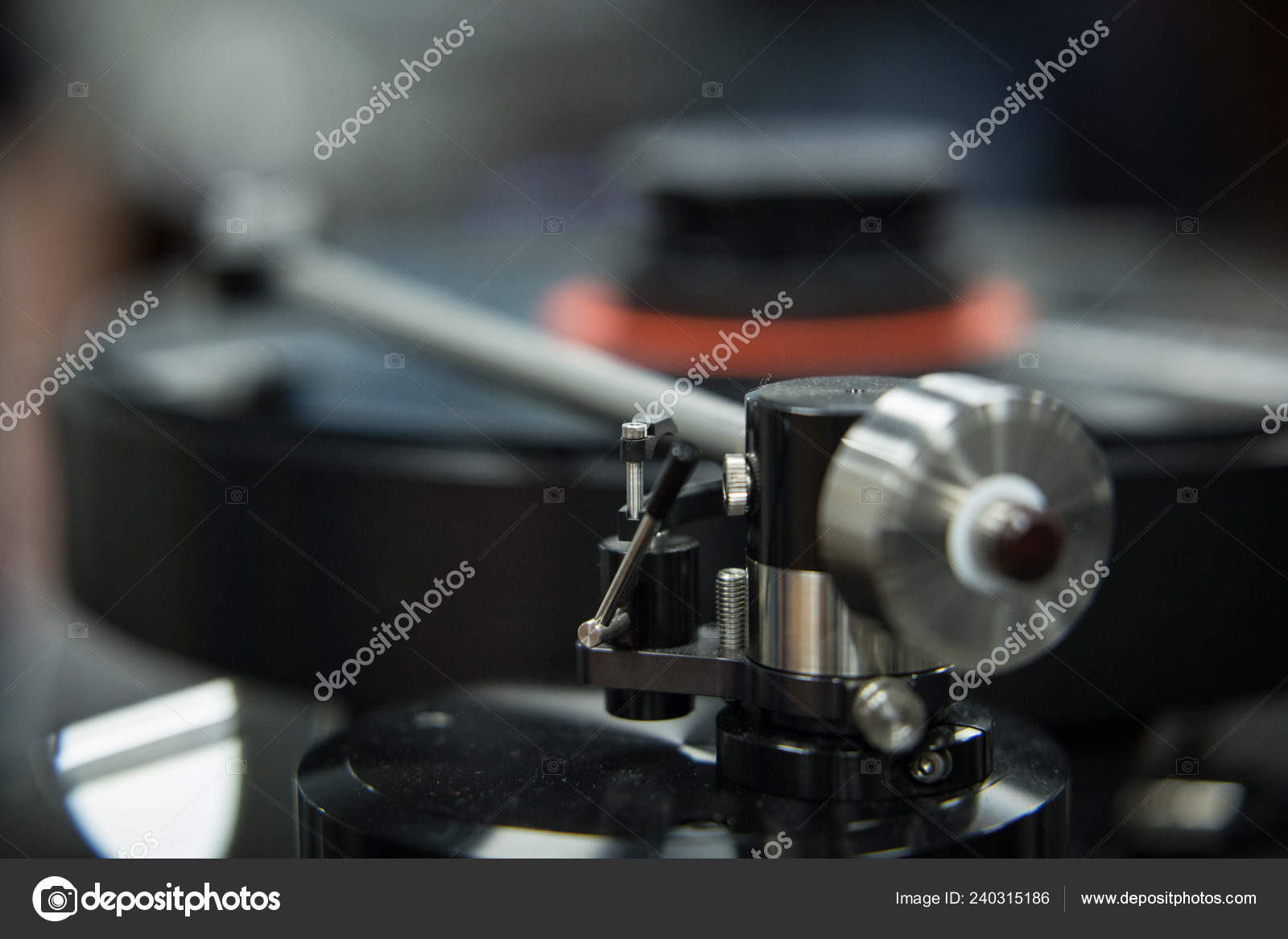 Moscow February 2017 Big Turntable Vinyl Records Player Expo Nota ...