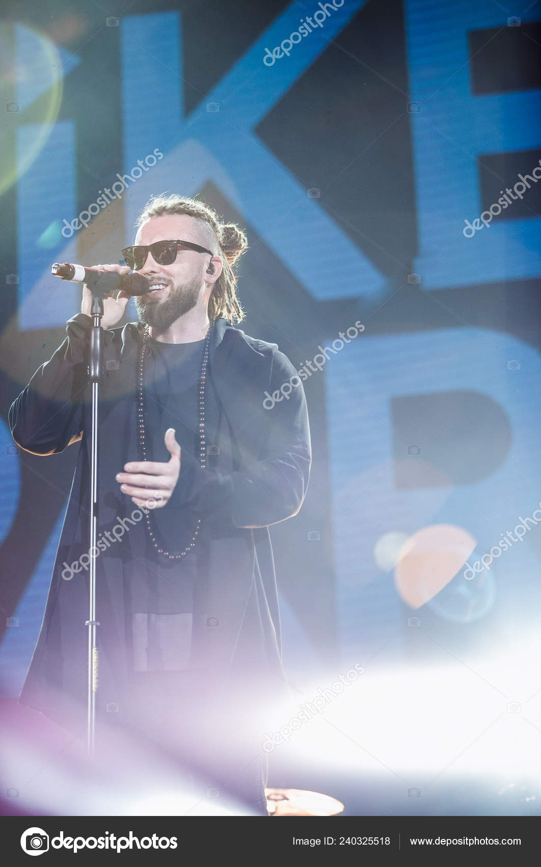Singer Garik Burito Performing Stage Space Moscow Nightclub Party ...