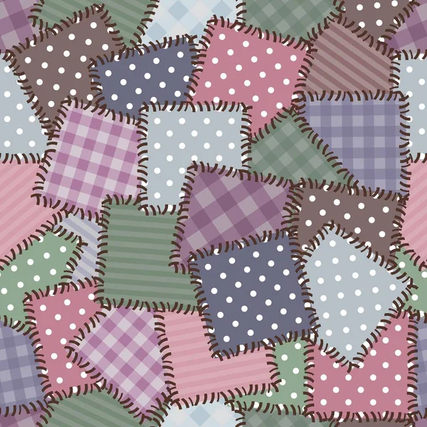 Patchwork background with different patterns Stock Vector Image by ...