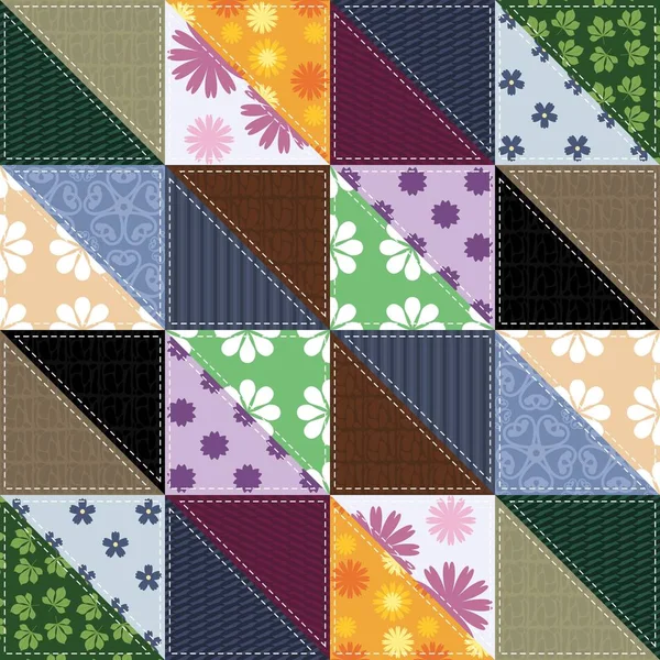 Patchwork background with different patterns Stock Vector by ©kle555 ...