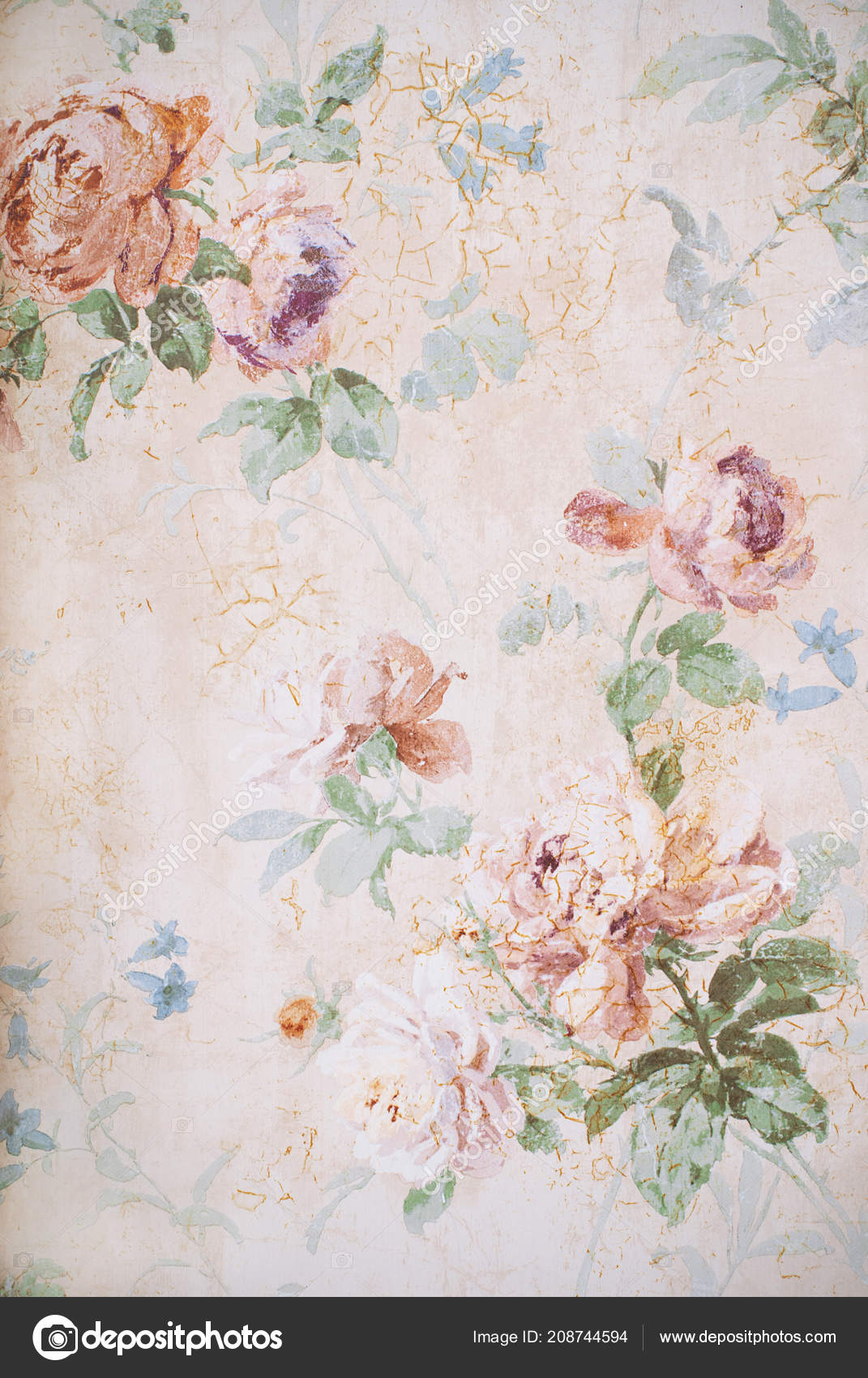 Vintage Floral Paper Backgrounds Floral Paper Frame Aesthetic