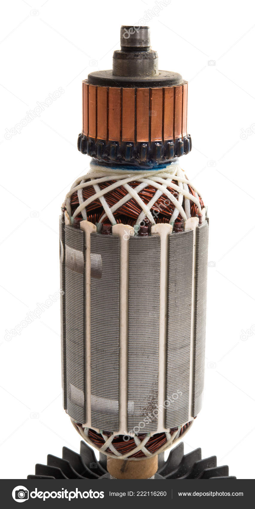 Electric Motor Isolated White Background Stock Photo by ©ksena32 222116260