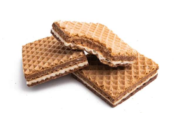 Square Waffle Isolated White Background Stock Photo by ©ksena32 410275764