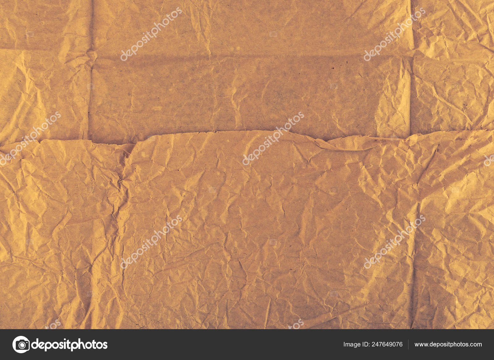 Grunge paper texture. Crumpled old dirty cardboard distressed and ...