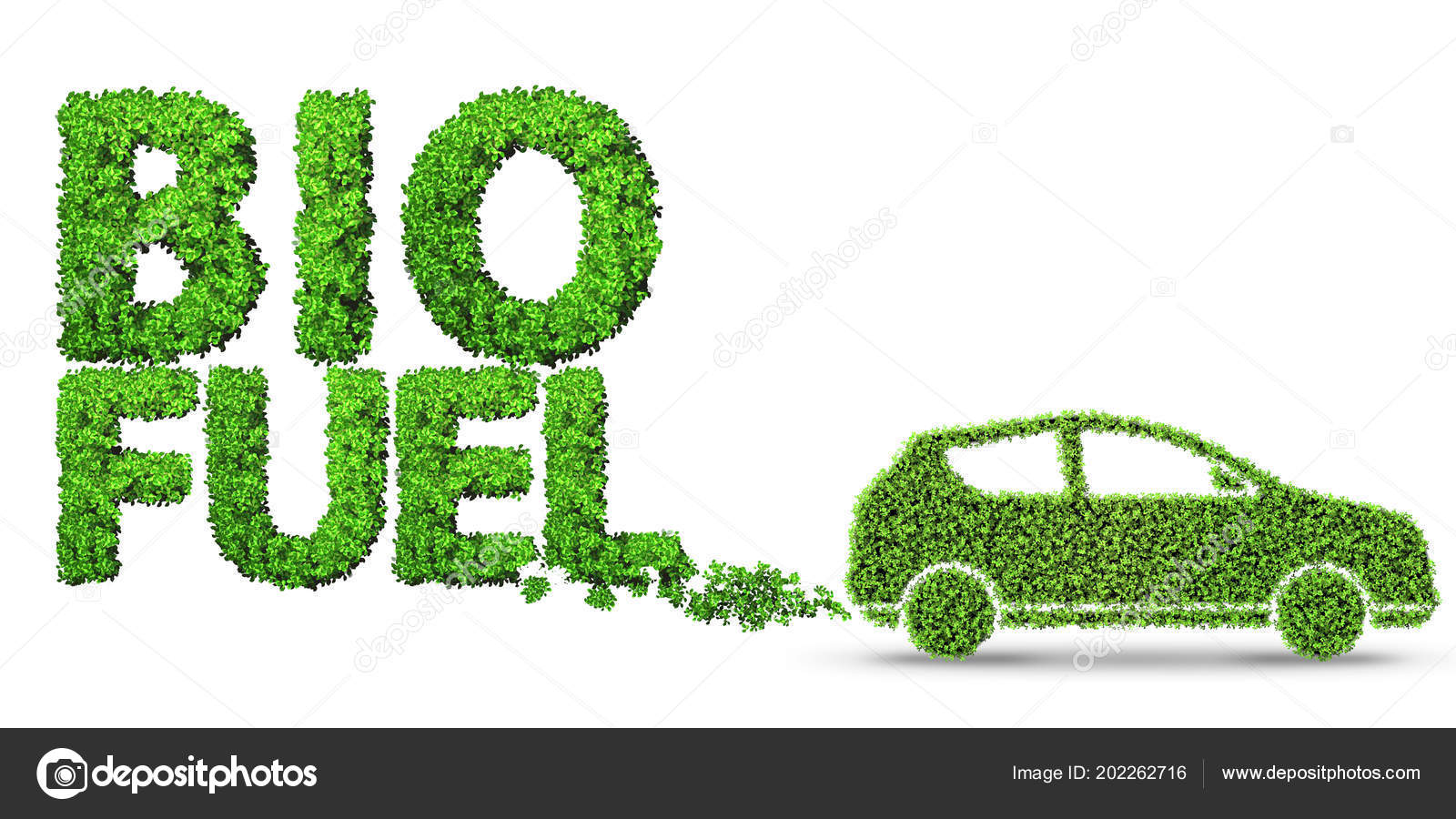 Car powered by biofuel - 3d rendering Stock Photo by ©Elnur_ 202262716