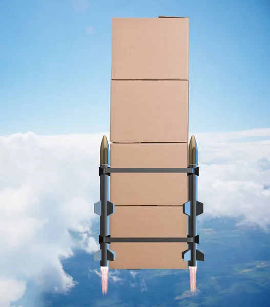 Flying boxes Stock Photos, Royalty Free Flying boxes Images | Depositphotos