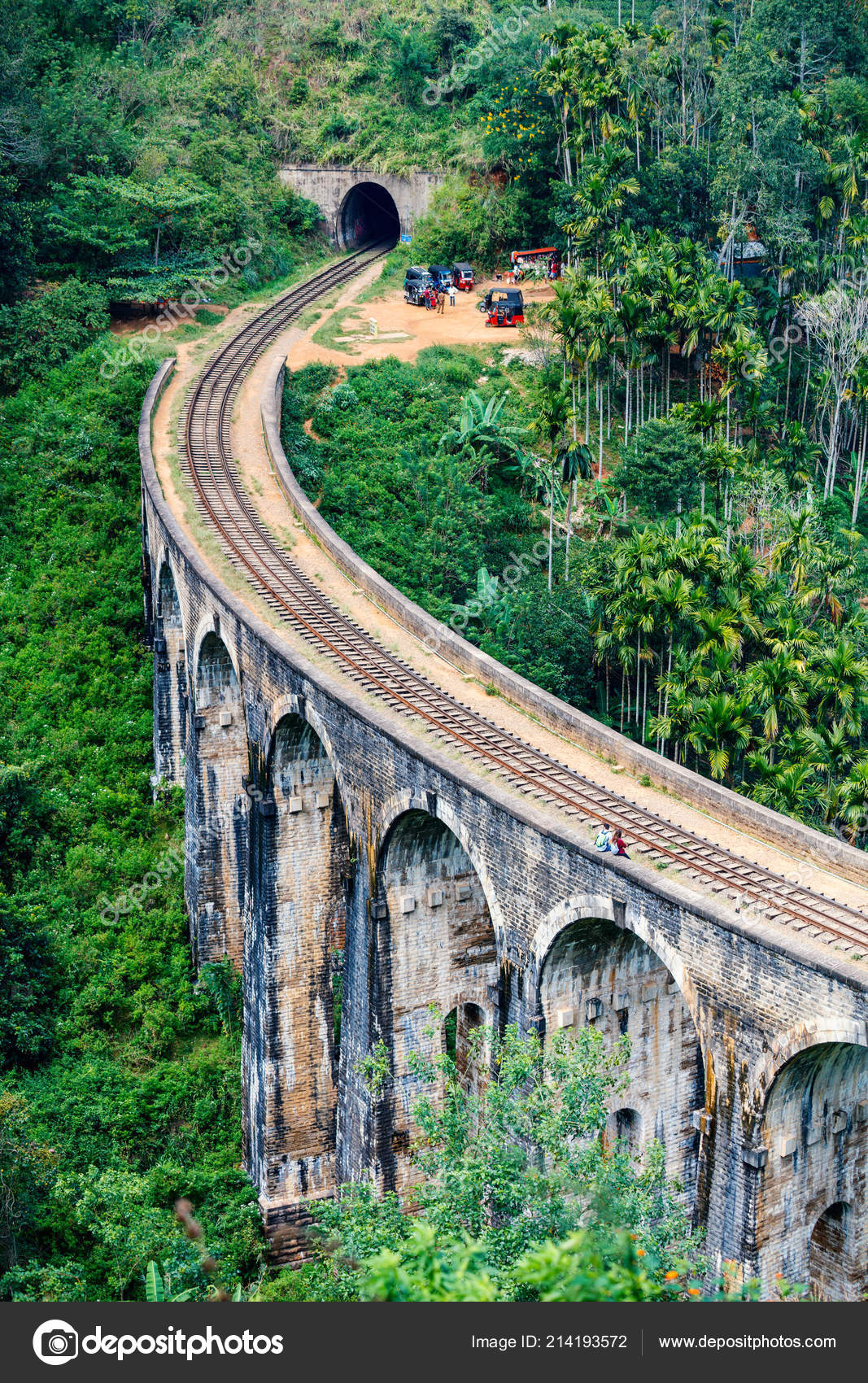 Spectacular View Nine Arches Bridge Demodara One Iconic Landmarks Sri ...