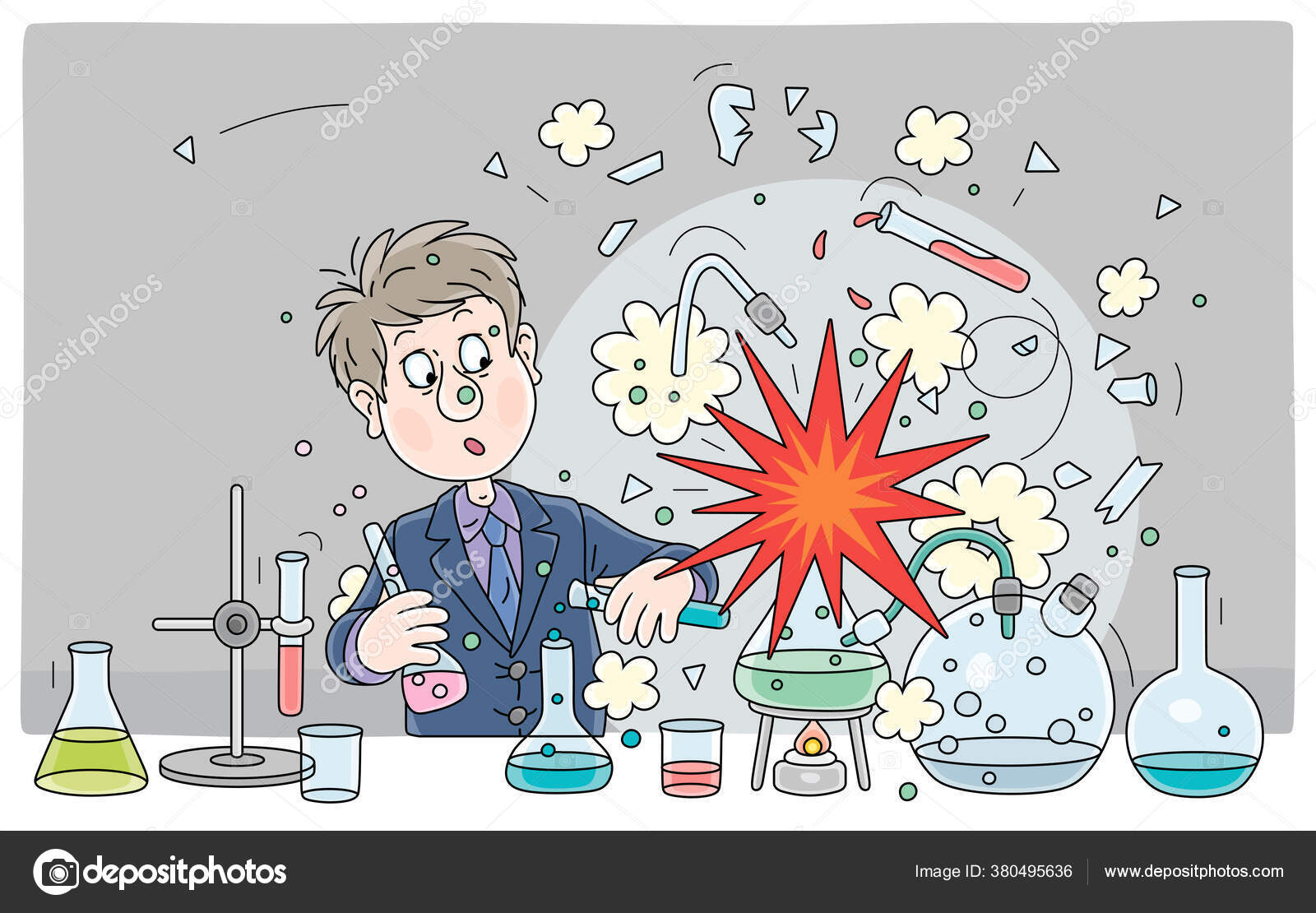 Schoolboy Big Scientific Idea Made Explosion Dangerous Experiment ...