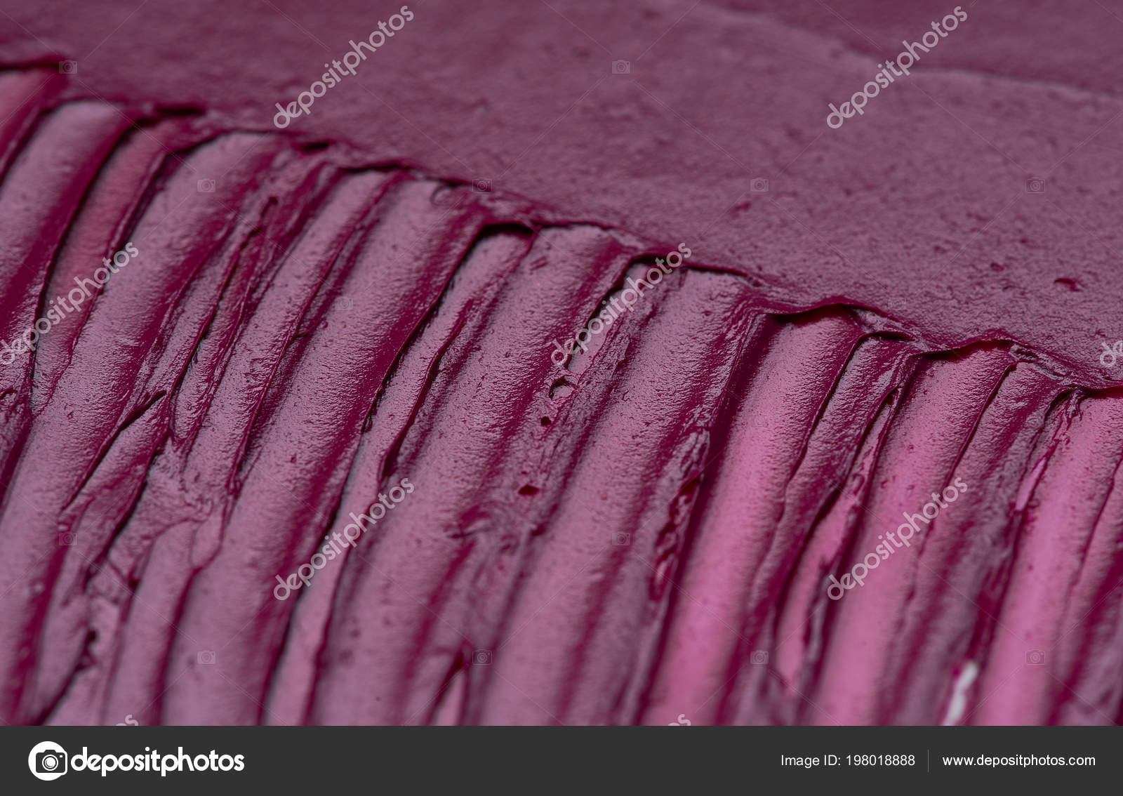 Red Makeup Smear Matte Lip Gloss Isolated White Background Red Stock ...