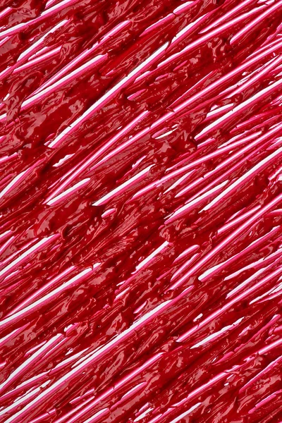 Red Makeup Smear Matte Lip Gloss Isolated White Background Red Stock ...