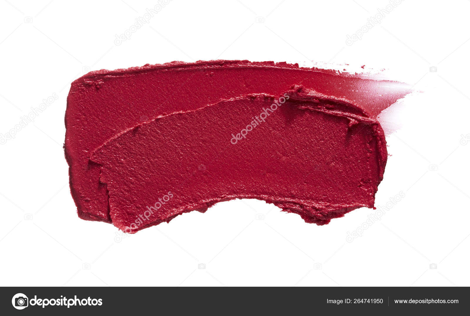 Red creamy lipstick texture — Stock Photo © artcasta #264741950