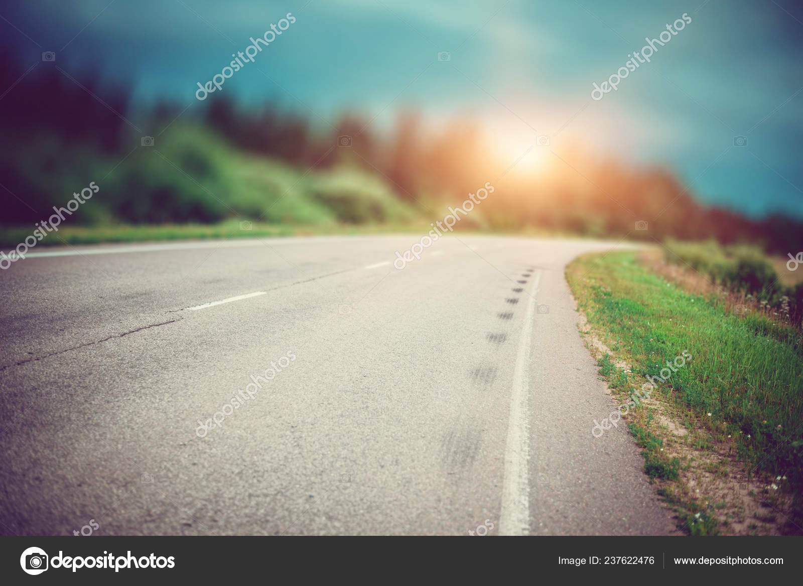 Summer road background Stock Photo by ©1xpert 237622476