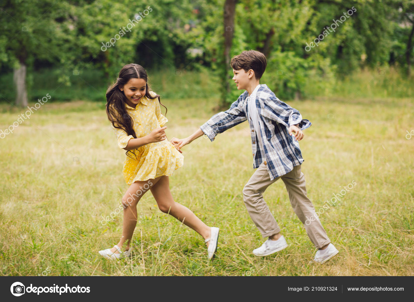 Little Kids Running Around