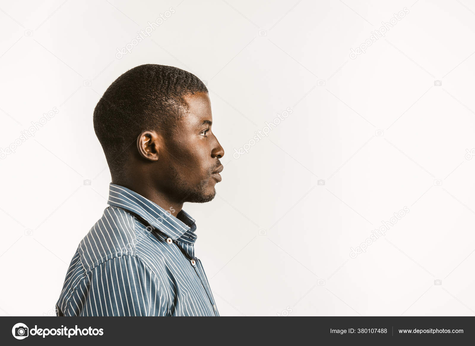 African American Boy Profile