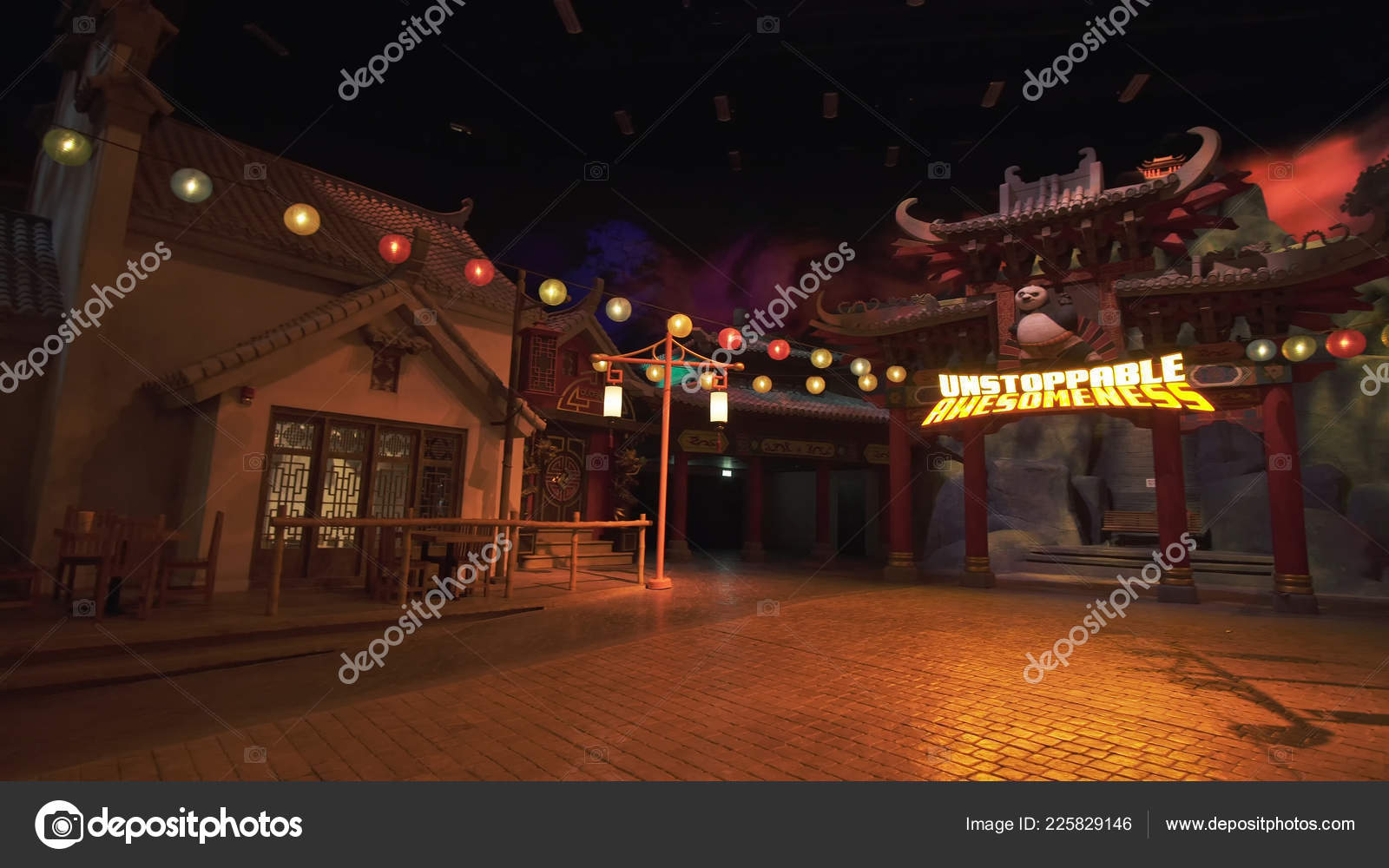 Dubai Uae April 2018 Territory Amusement Kung Panda Dreamworks ...