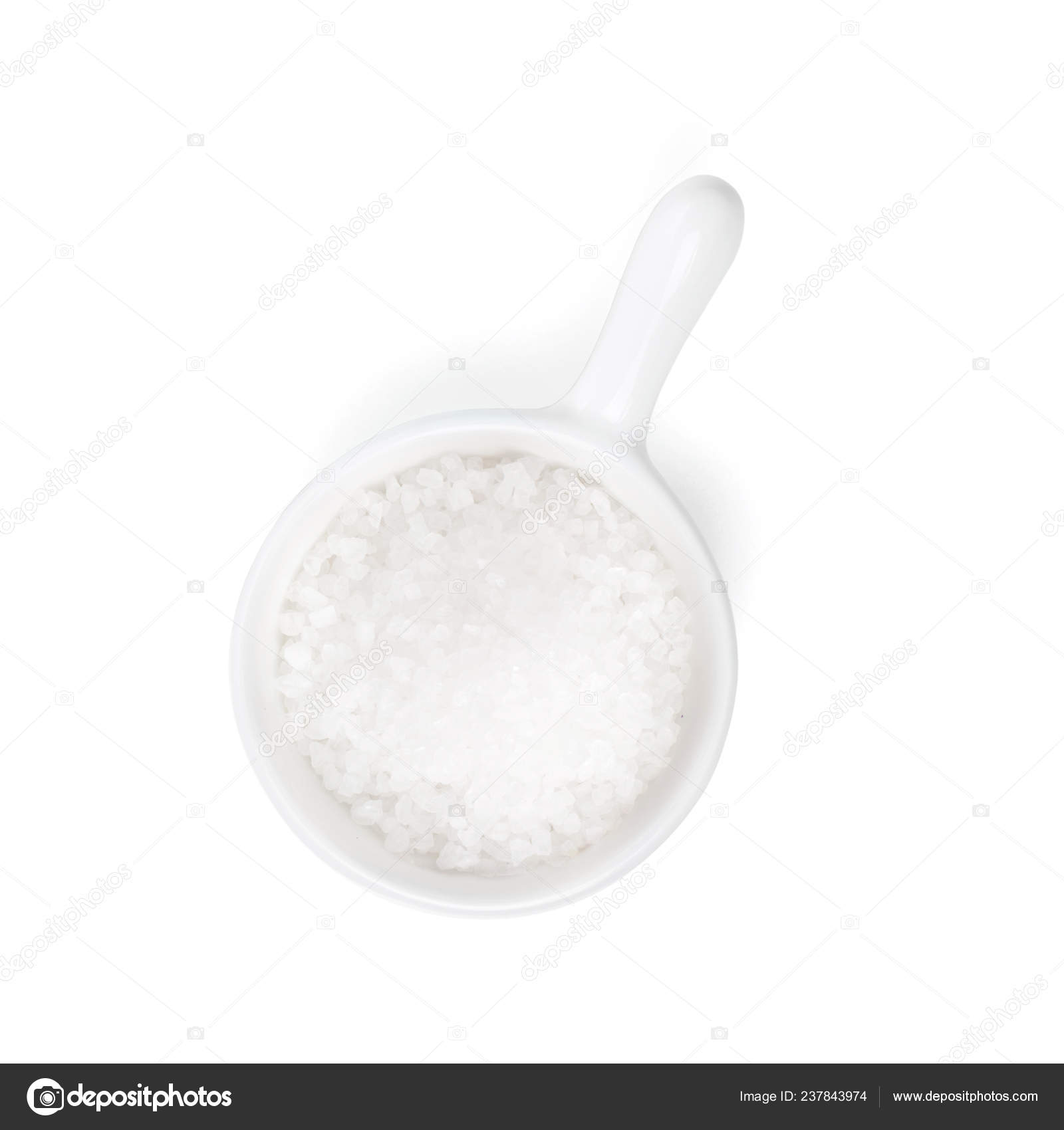 White Salt Isolated White Background Stock Photo by ©karandaev 237843974