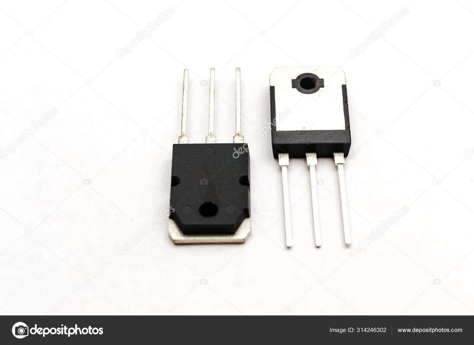 Power transistor - package TO-3P — Stock Photo © yanzappa #314246302