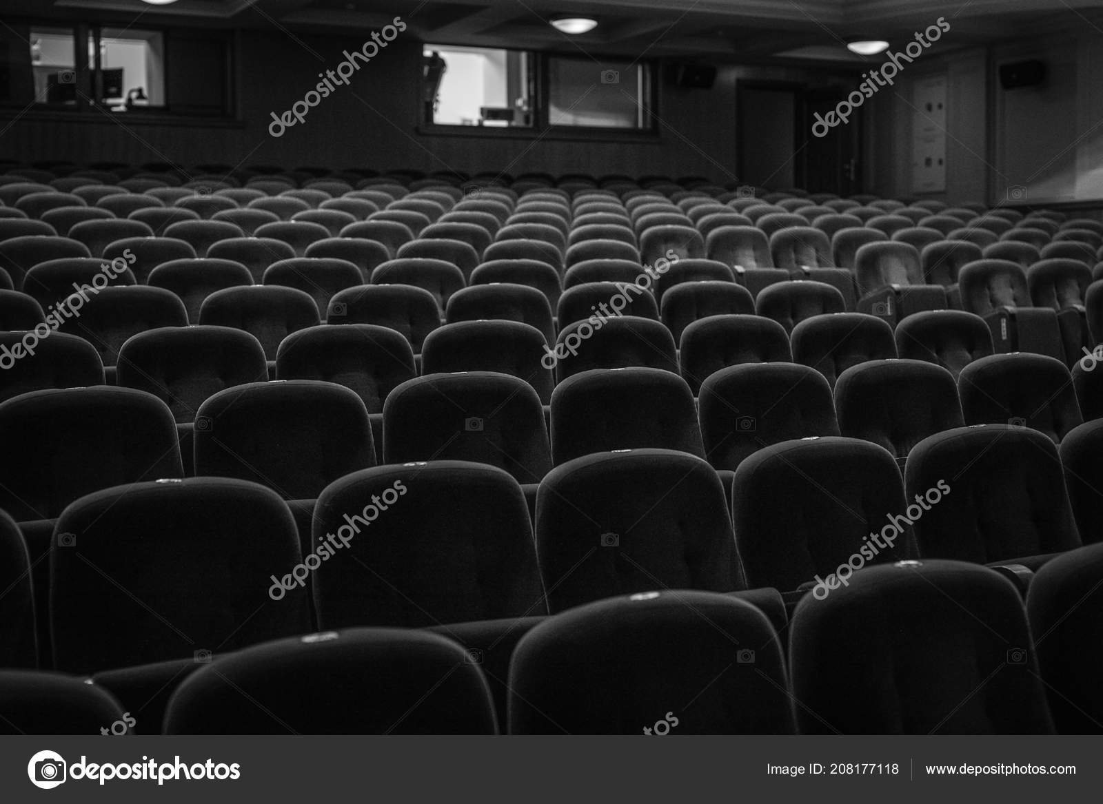 Empty Theater Black And White