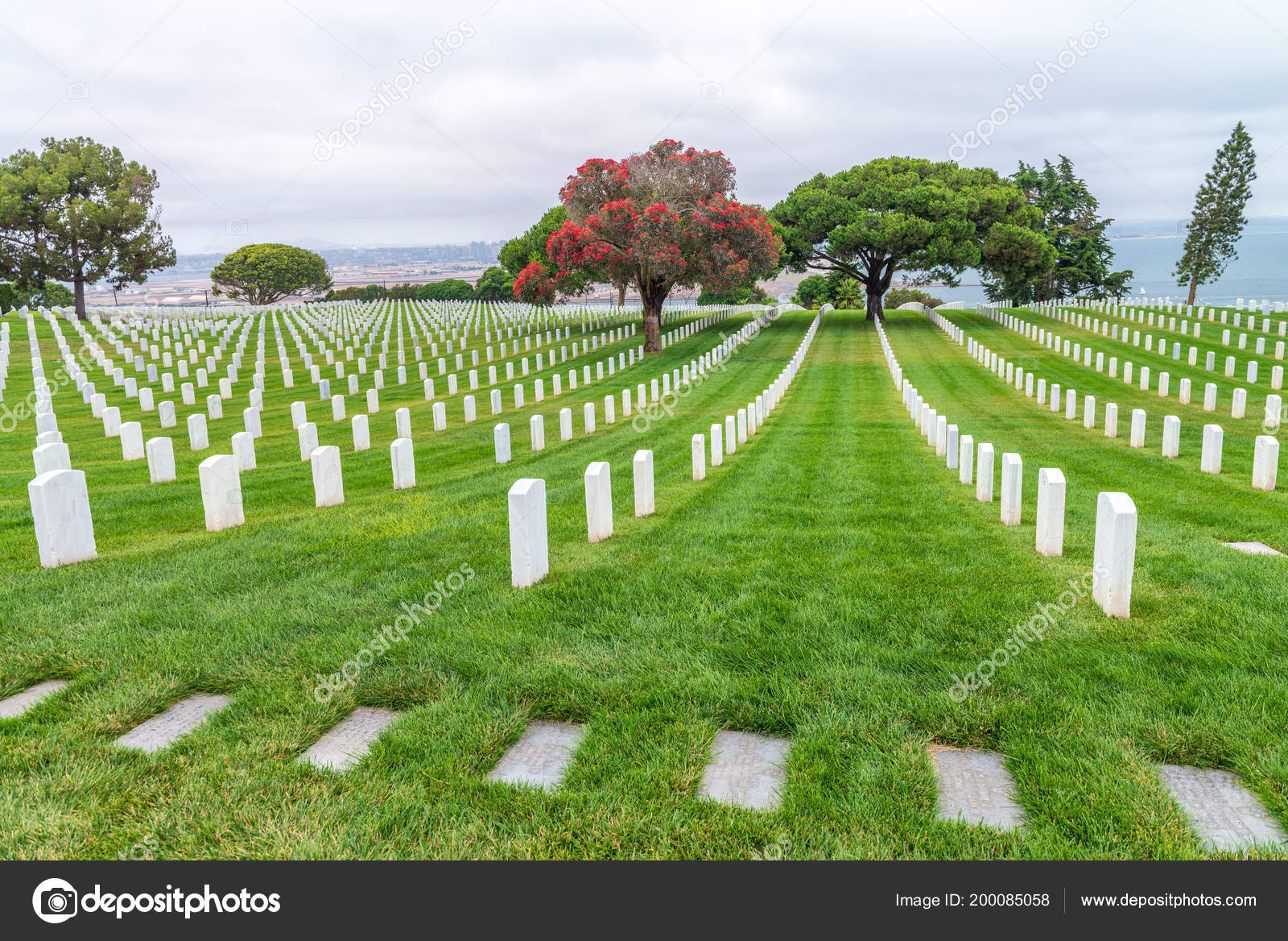 Open Air Classic American Cemetery Stock Photo by ©jovannig 200085058