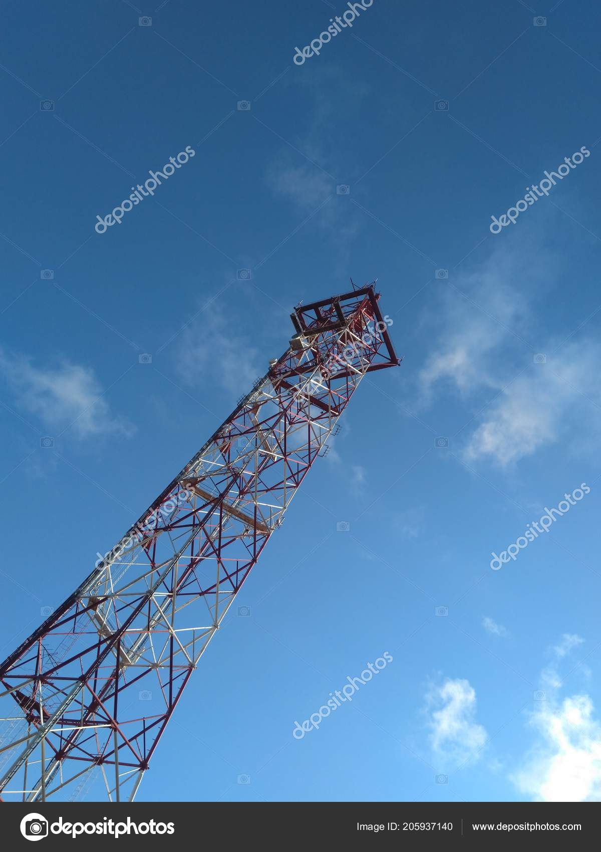 Radio Tower Construction — Stock Photo © Yuriy_Vlasenko #205937140