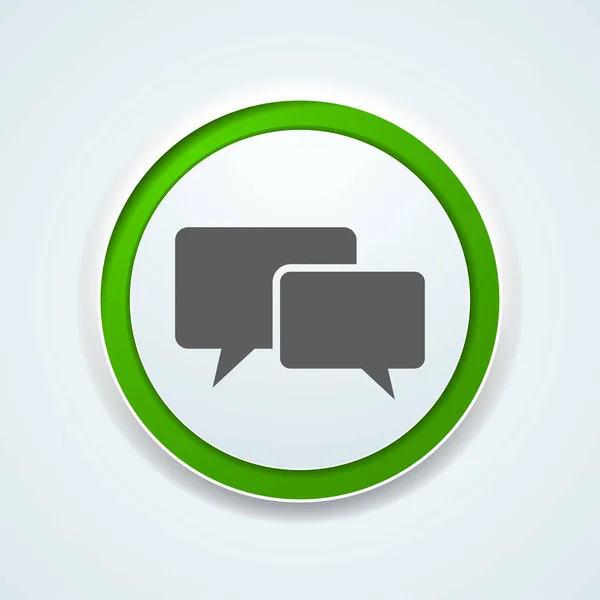 No Chat sign icon. Speech bubble symbol. Stock Vector Image by ...