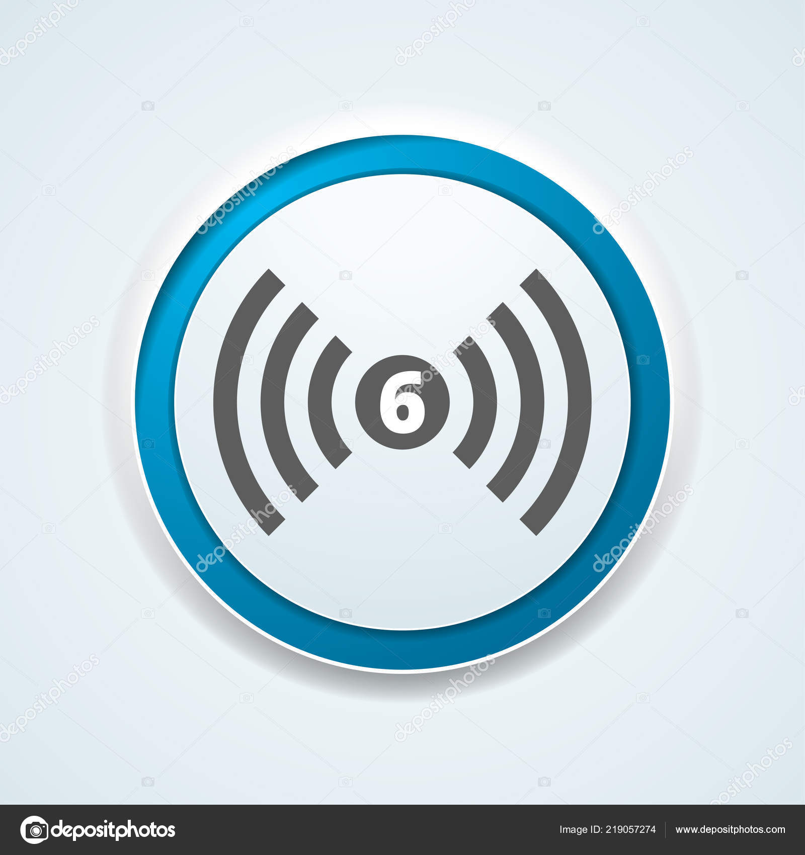 Wireless Connection button icon Stock Vector Image by ©Yuriy_Vlasenko ...