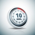 Stopwatch Expiring Time Minutes Web Icon Isolated Stock Vector Image by ...