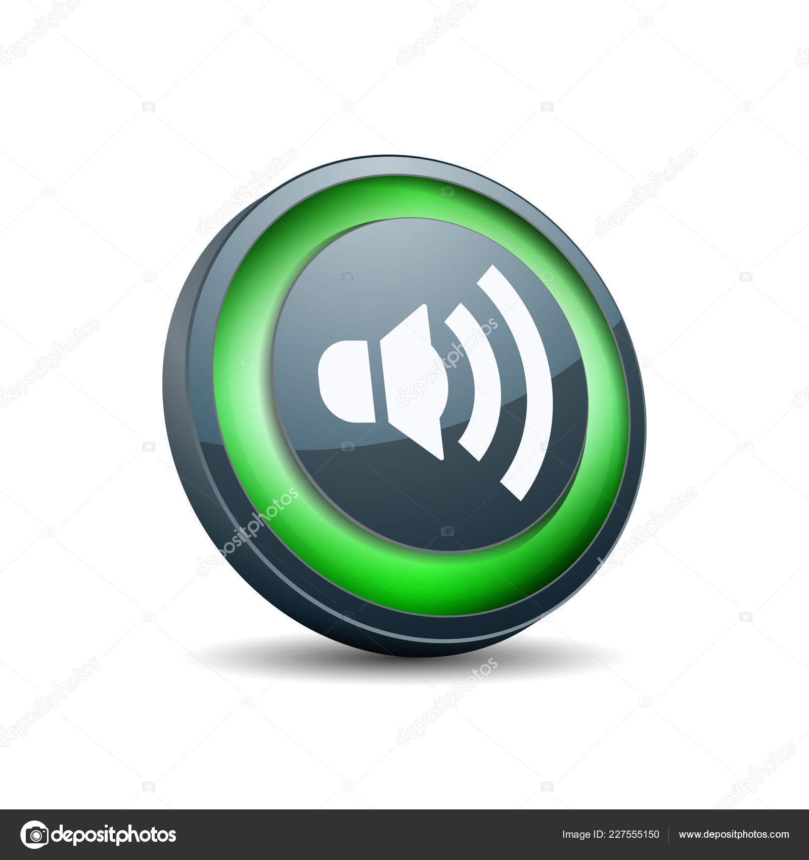 Sound Volume Icon Vector Illustration Stock Vector by ©Yuriy_Vlasenko ...