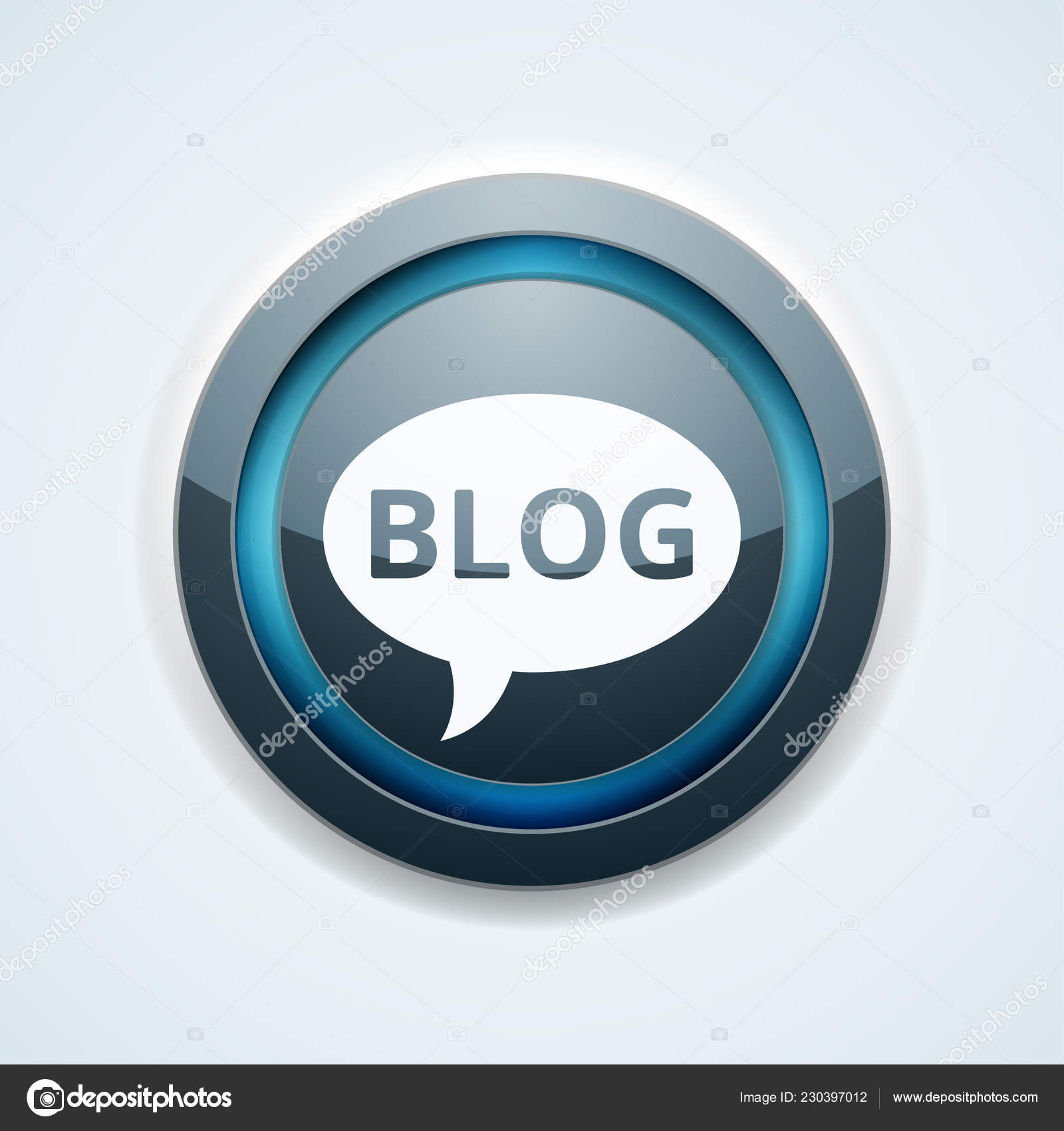 Blog button Stock Vector Image by ©Yuriy_Vlasenko #230397012