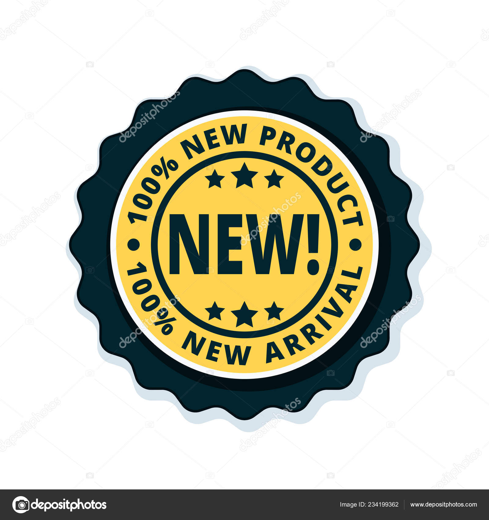 New Product Label Vector Illustration Stock Vector by ©Yuriy_Vlasenko ...