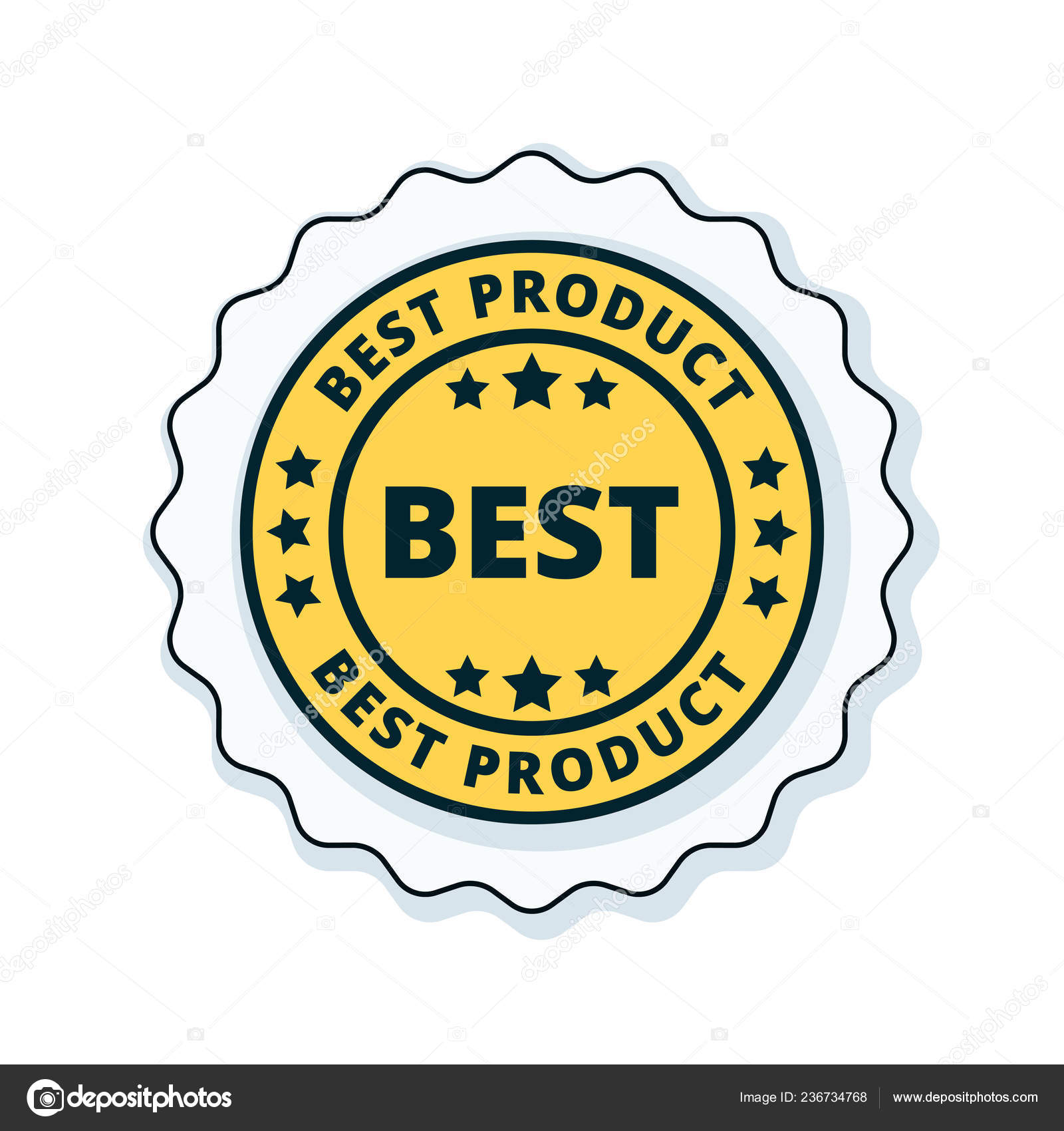 Best Product Label Vector Illustration Stock Vector by ©Yuriy_Vlasenko ...