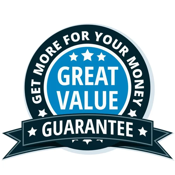 Great Value Label Red Ribbon Vector Illustration Stock Vector by ©Yuriy ...