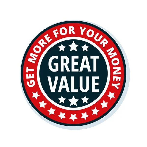 Great Value Label Vector Illustration Stock Vector by ©Yuriy_Vlasenko ...