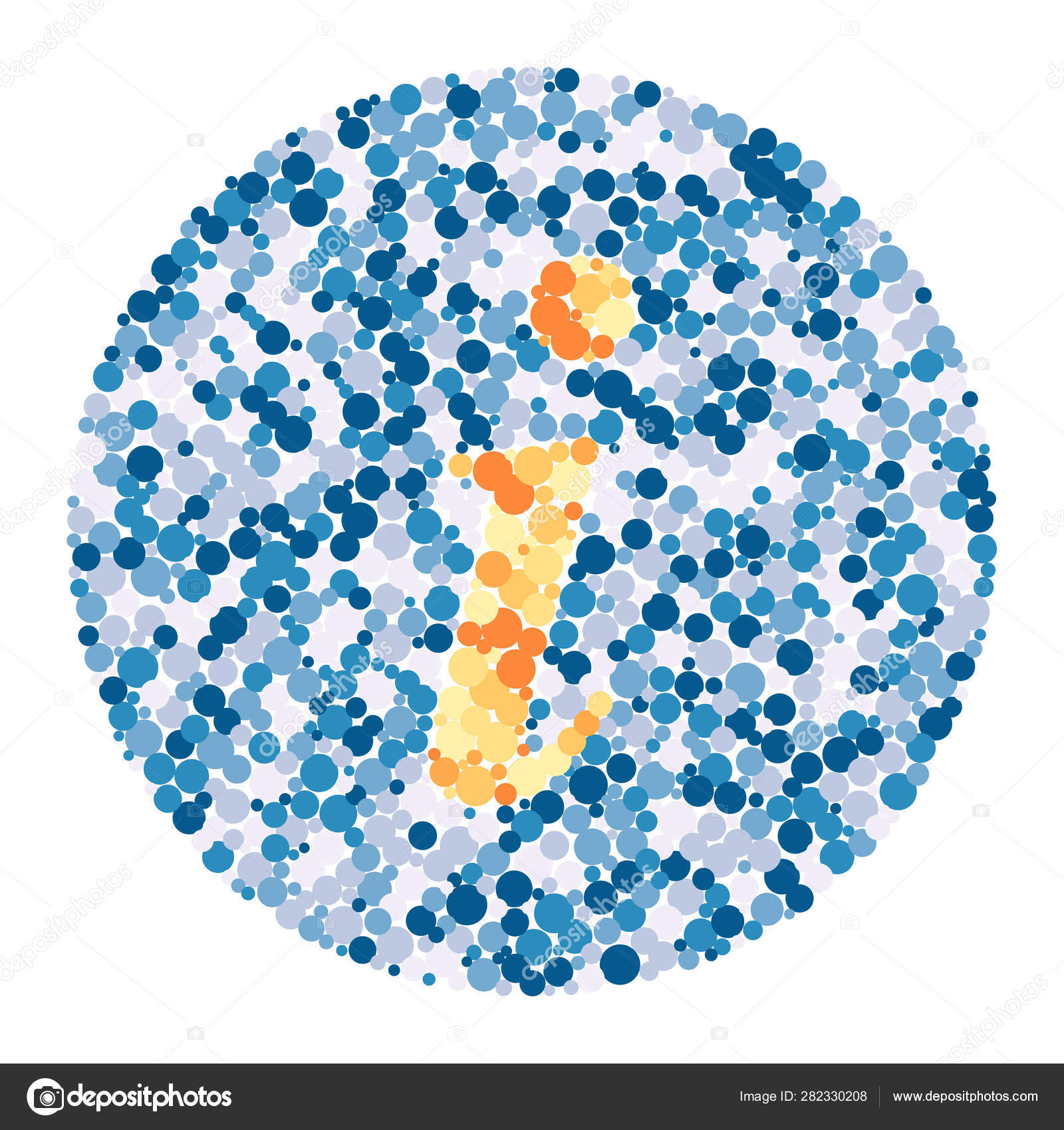 Information Sign Color Distributed Circles Dots Illustration Stock ...