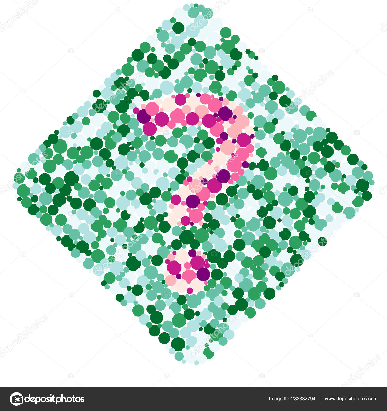 Question Mark Sing Color Distributed Circles Dots Illustration Stock ...