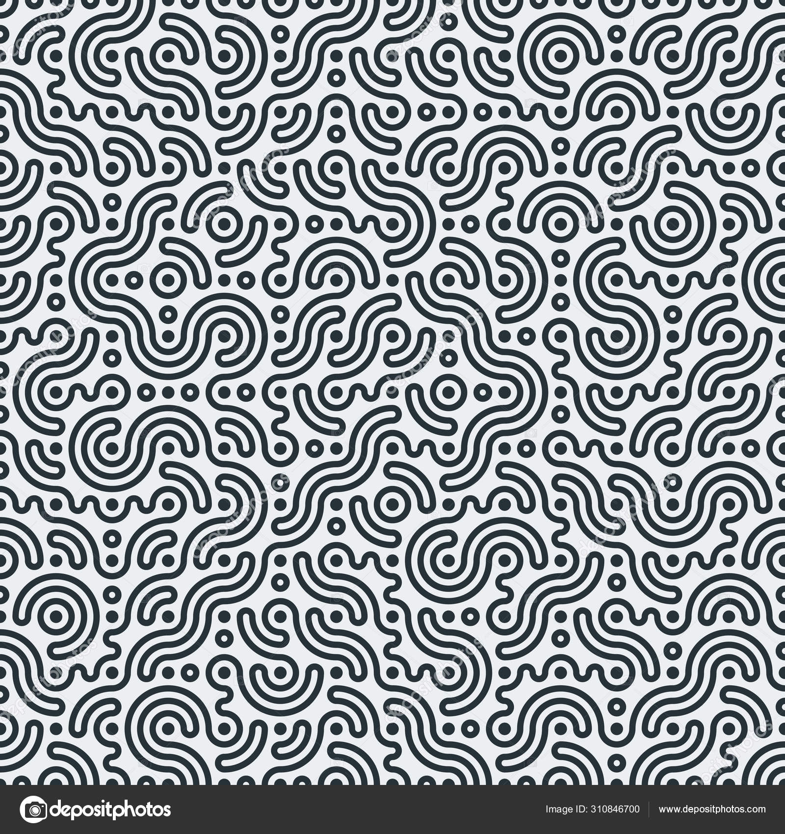 Truchet Random Pattern Generative Tile Art Background Illustration ...