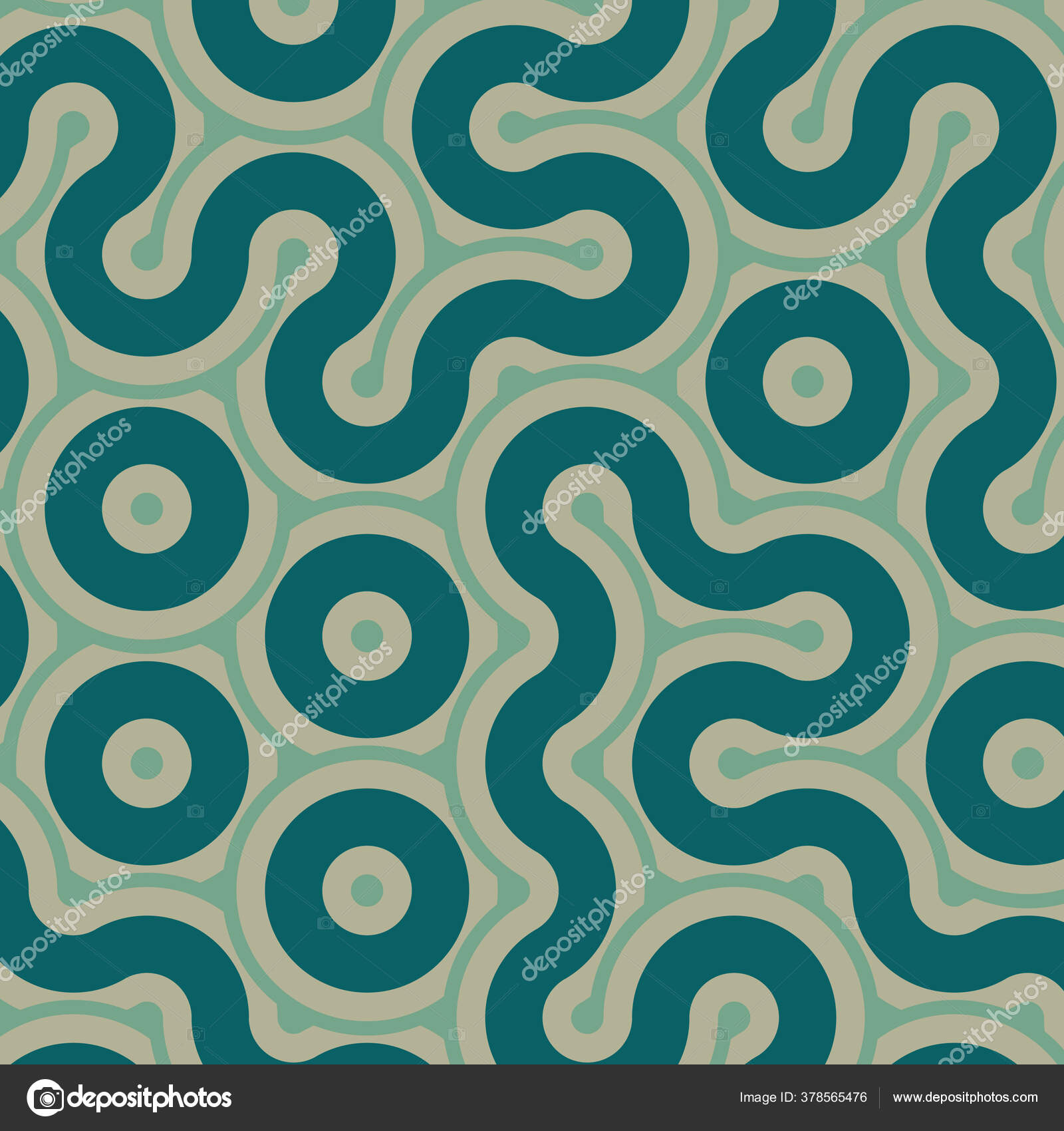 Colorful Tile Wavy Curved Lines Connection Art Background Design ...