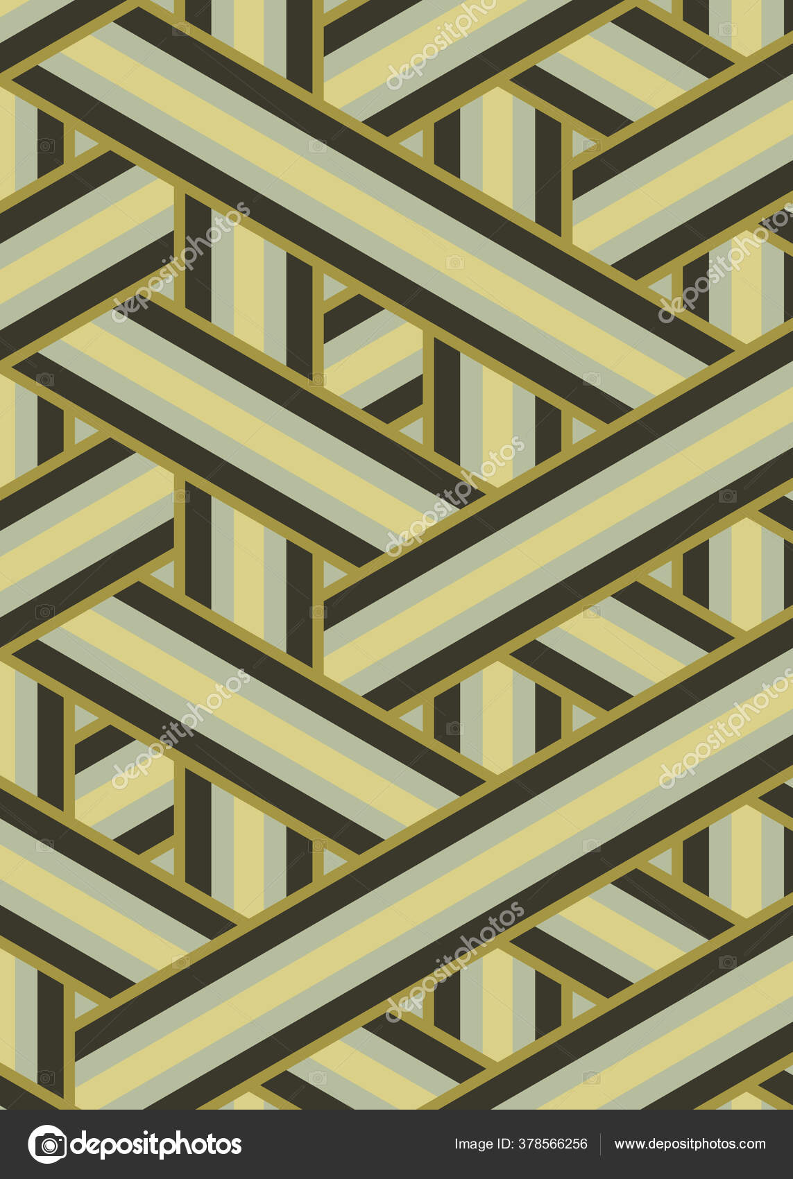 Colorful Tile Seamless Random Interweaving Lines Pattern Connection Art ...