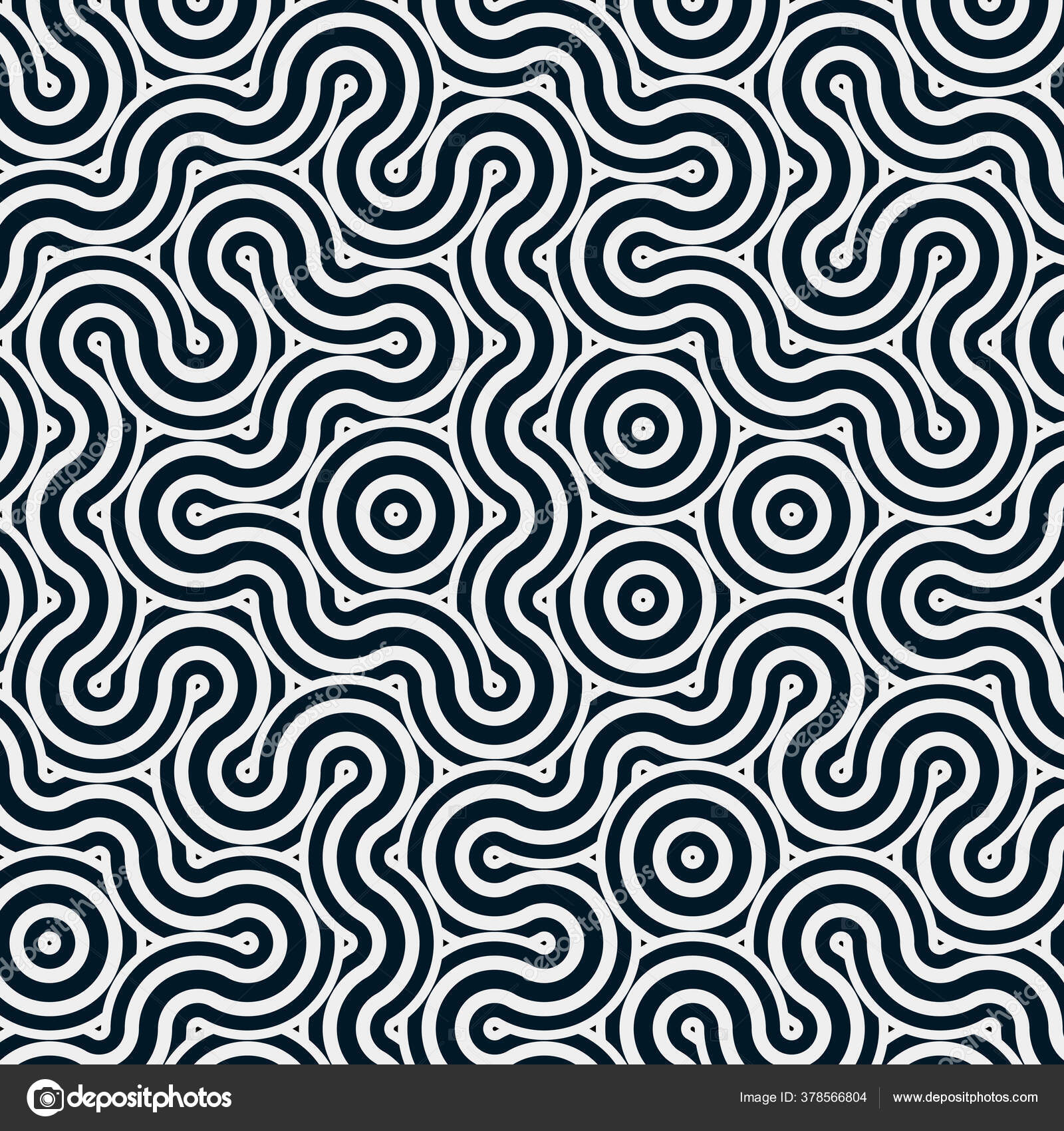 Colorful Tile Wavy Curved Lines Connection Art Background Design ...