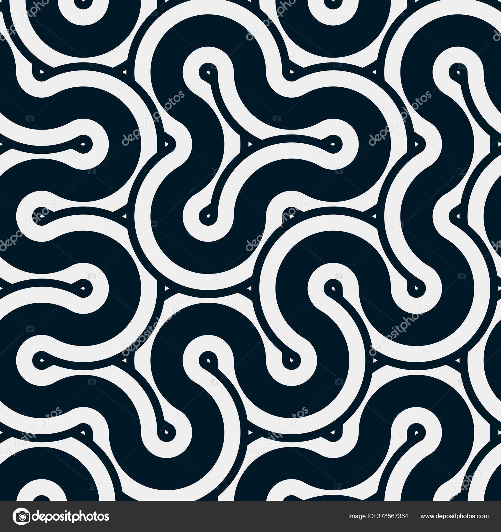 Colorful Tile Wavy Curved Lines Connection Art Background Design ...