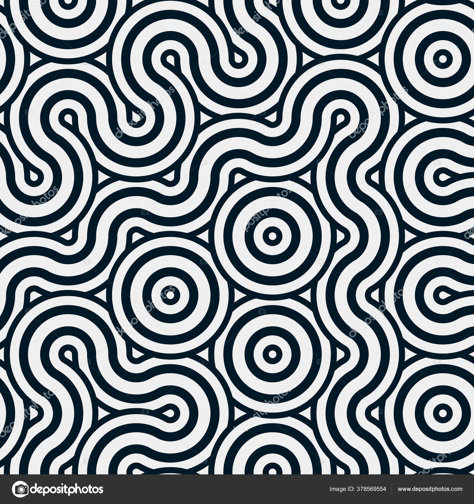 Colorful Tile Wavy Curved Lines Connection Art Background Design ...