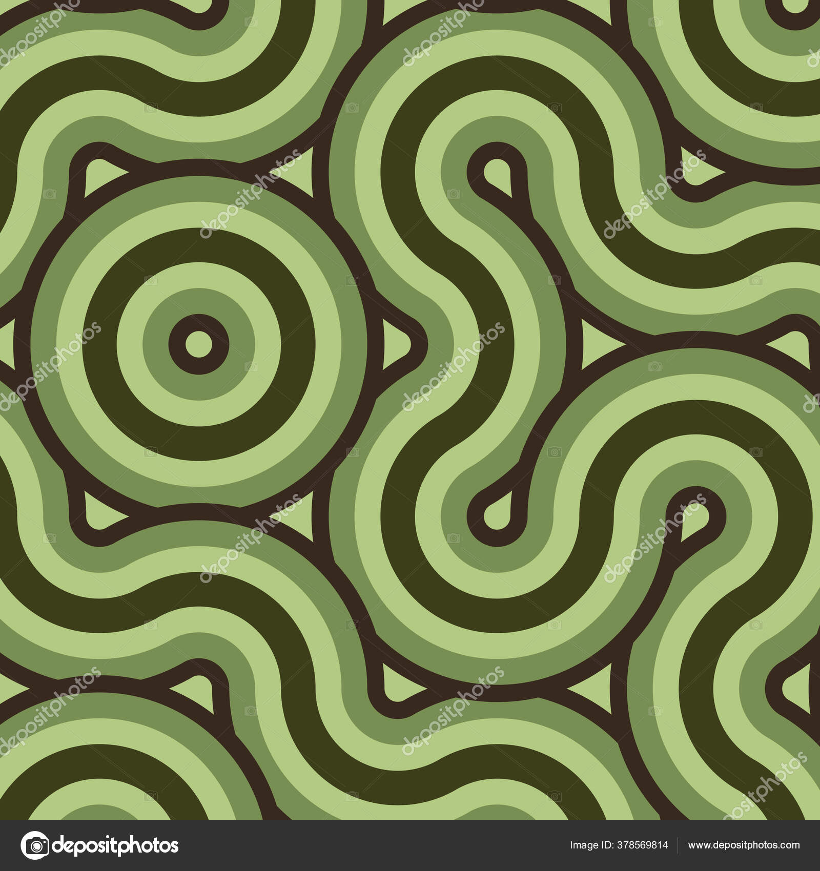 Colorful Tile Wavy Curved Lines Connection Art Background Design ...