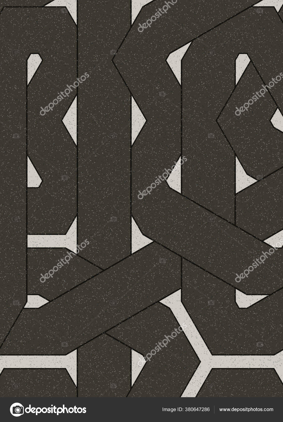 Colorful Tile Seamless Random Interweaving Wavy Lines Pattern ...