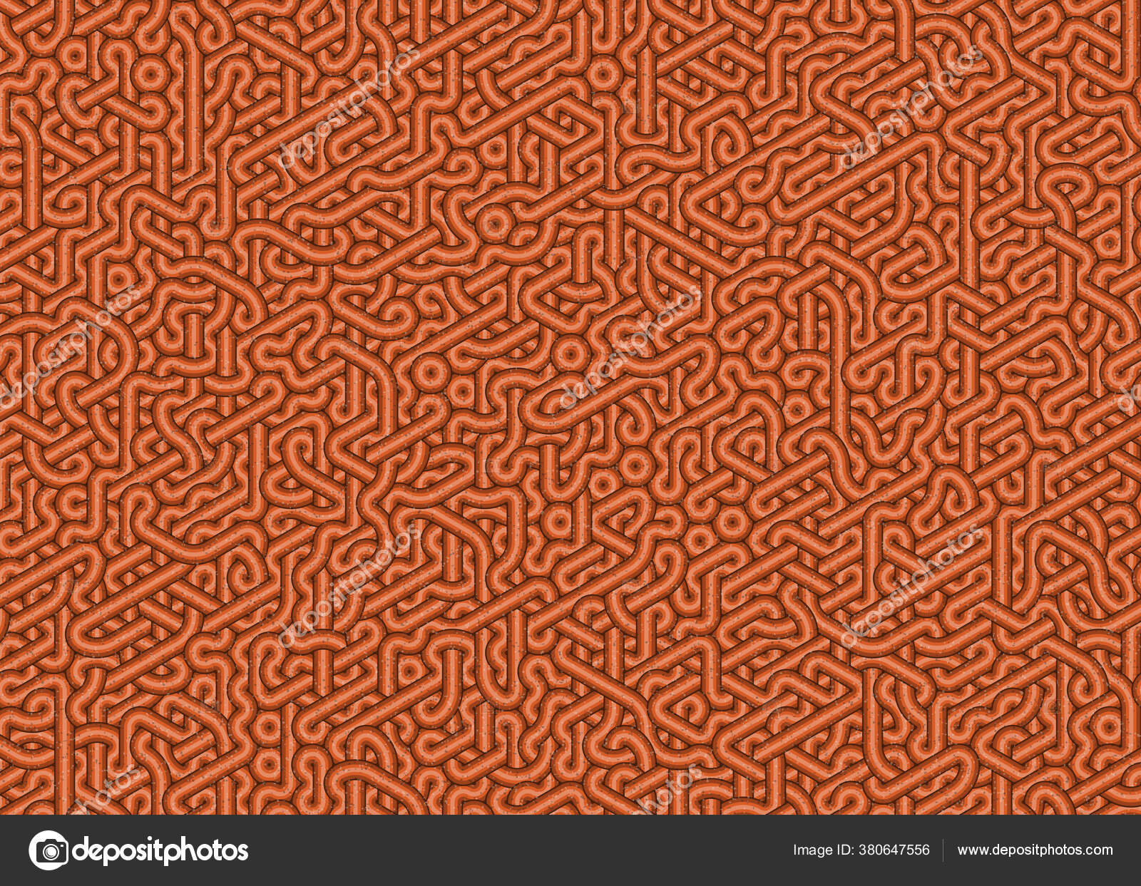 Colorful Tile Seamless Random Interweaving Wavy Lines Pattern ...