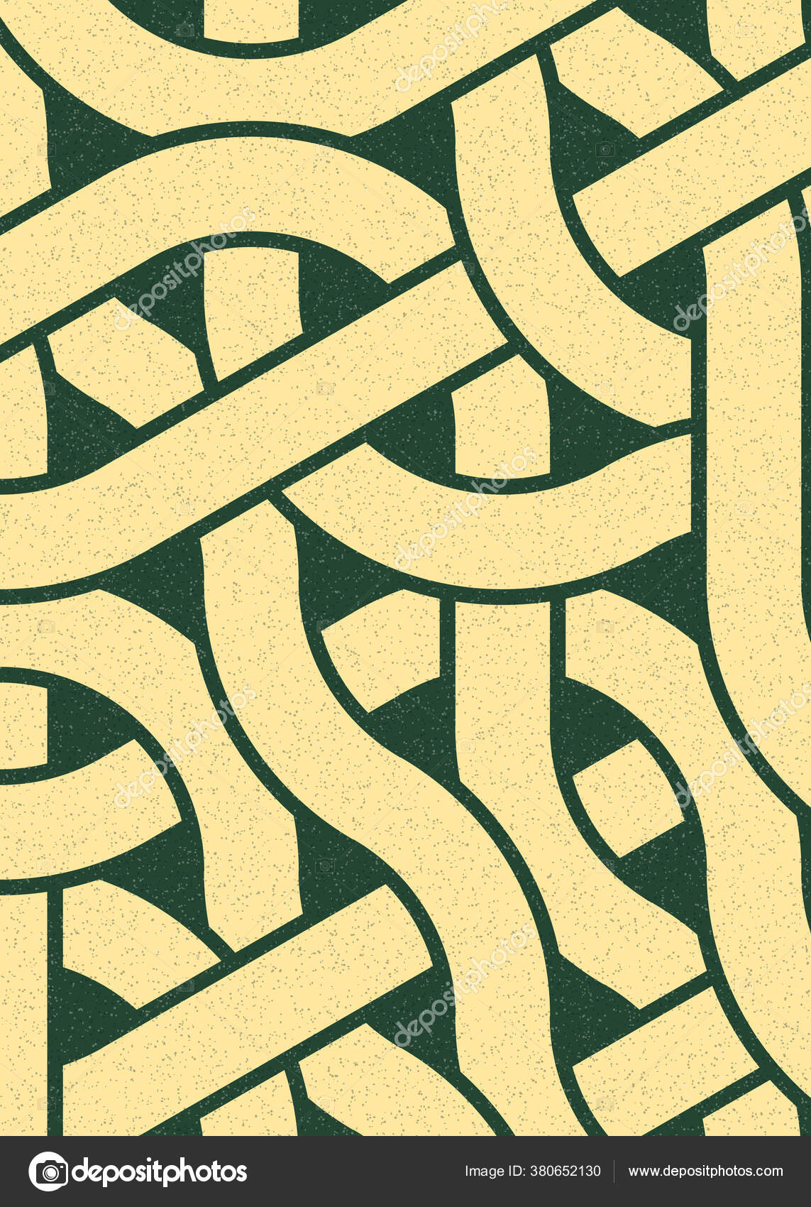 Colorful Tile Seamless Random Interweaving Wavy Lines Pattern ...