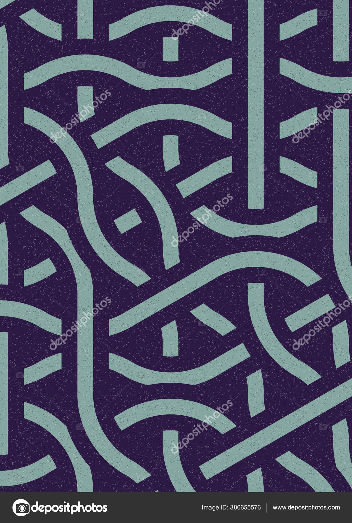 Colorful Tile Seamless Random Interweaving Wavy Lines Pattern ...