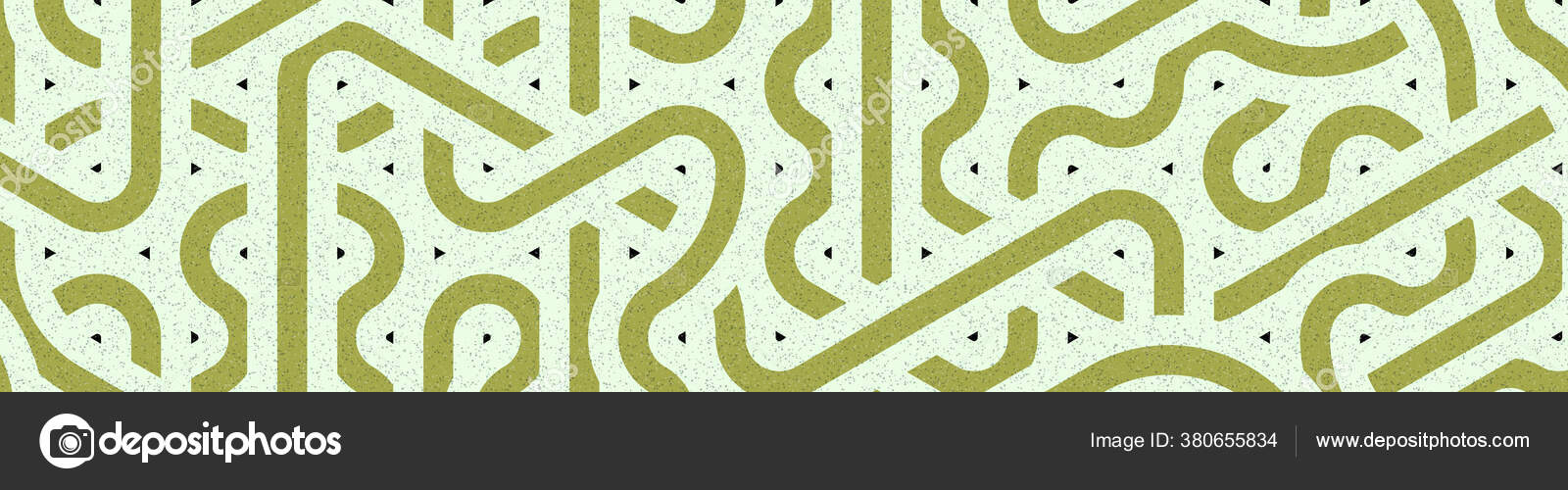 Colorful Tile Seamless Random Interweaving Wavy Lines Pattern ...