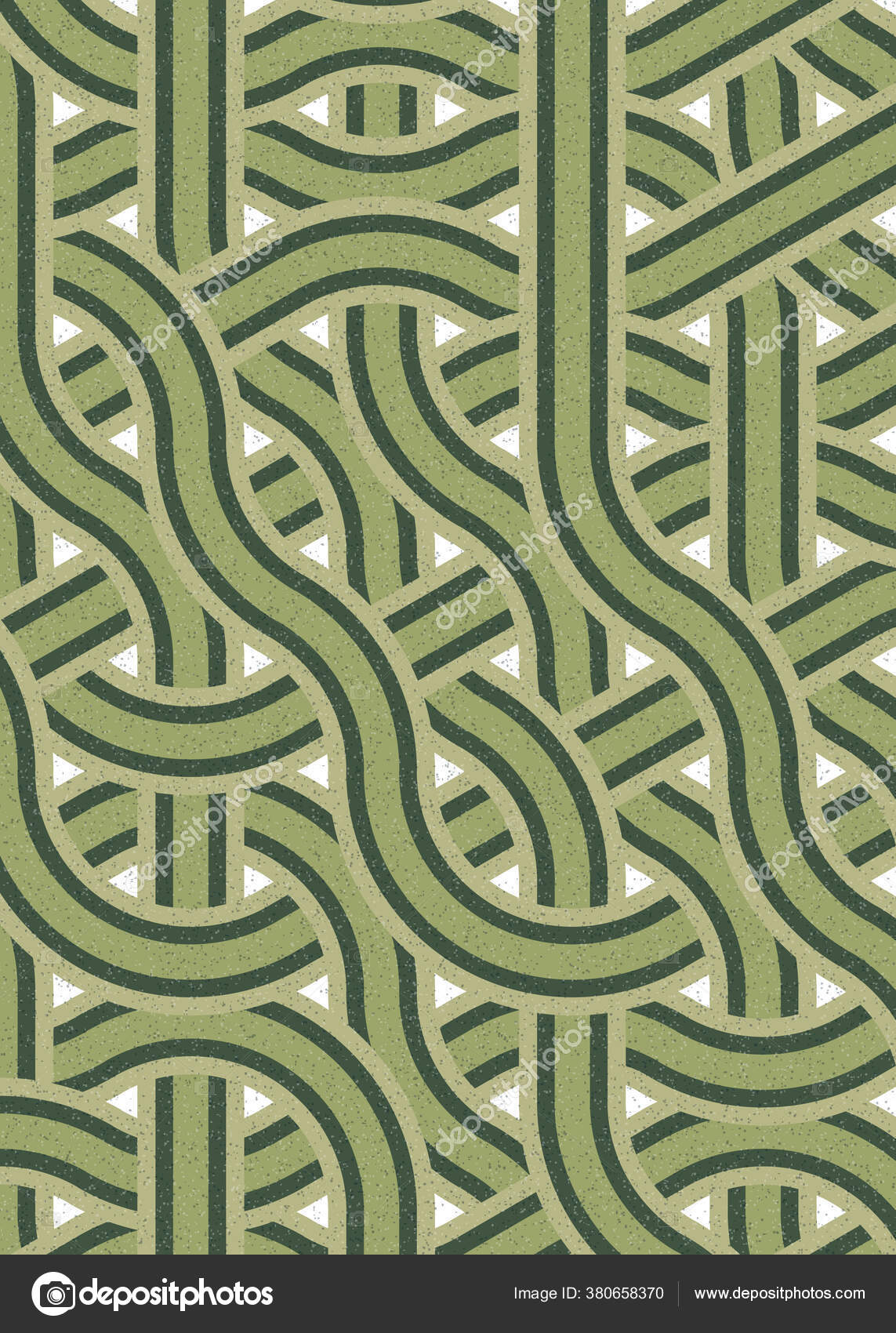 Colorful Tile Seamless Random Interweaving Wavy Lines Pattern ...