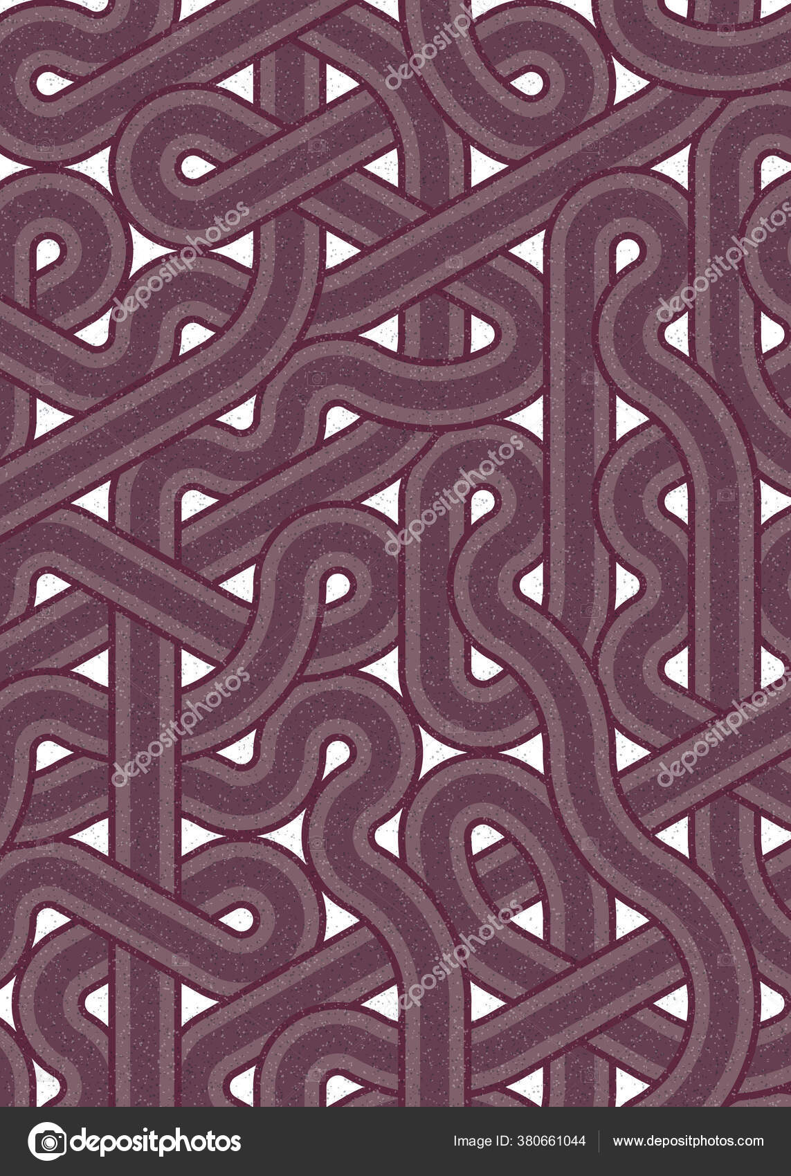 Colorful Tile Seamless Random Interweaving Wavy Lines Pattern ...