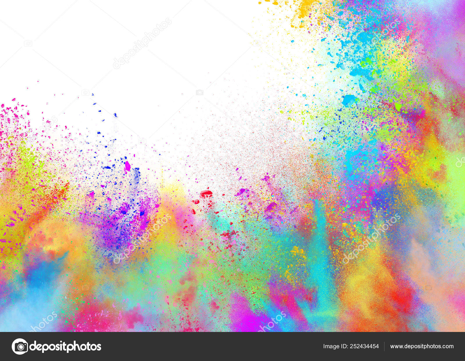Holi Colour Splash Background